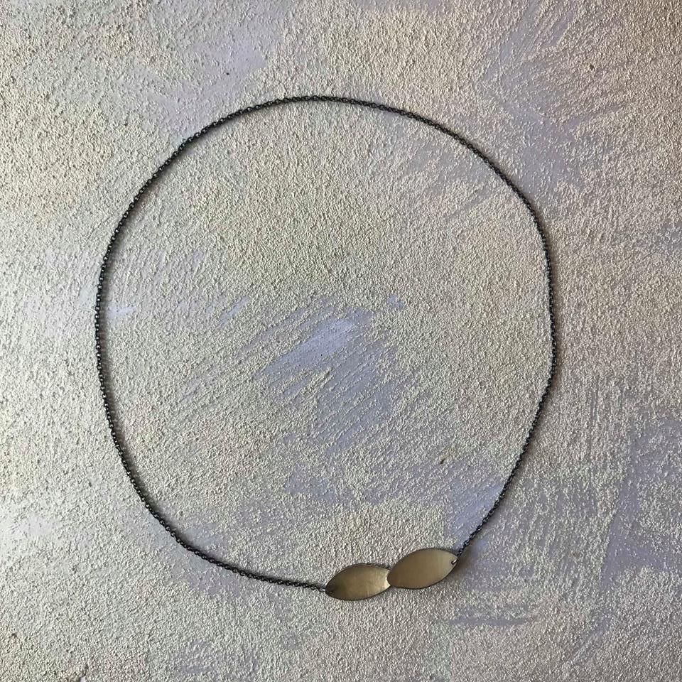 Ixora Gold Clasp Chain (Patina) Necklace – Himatsingka Collection